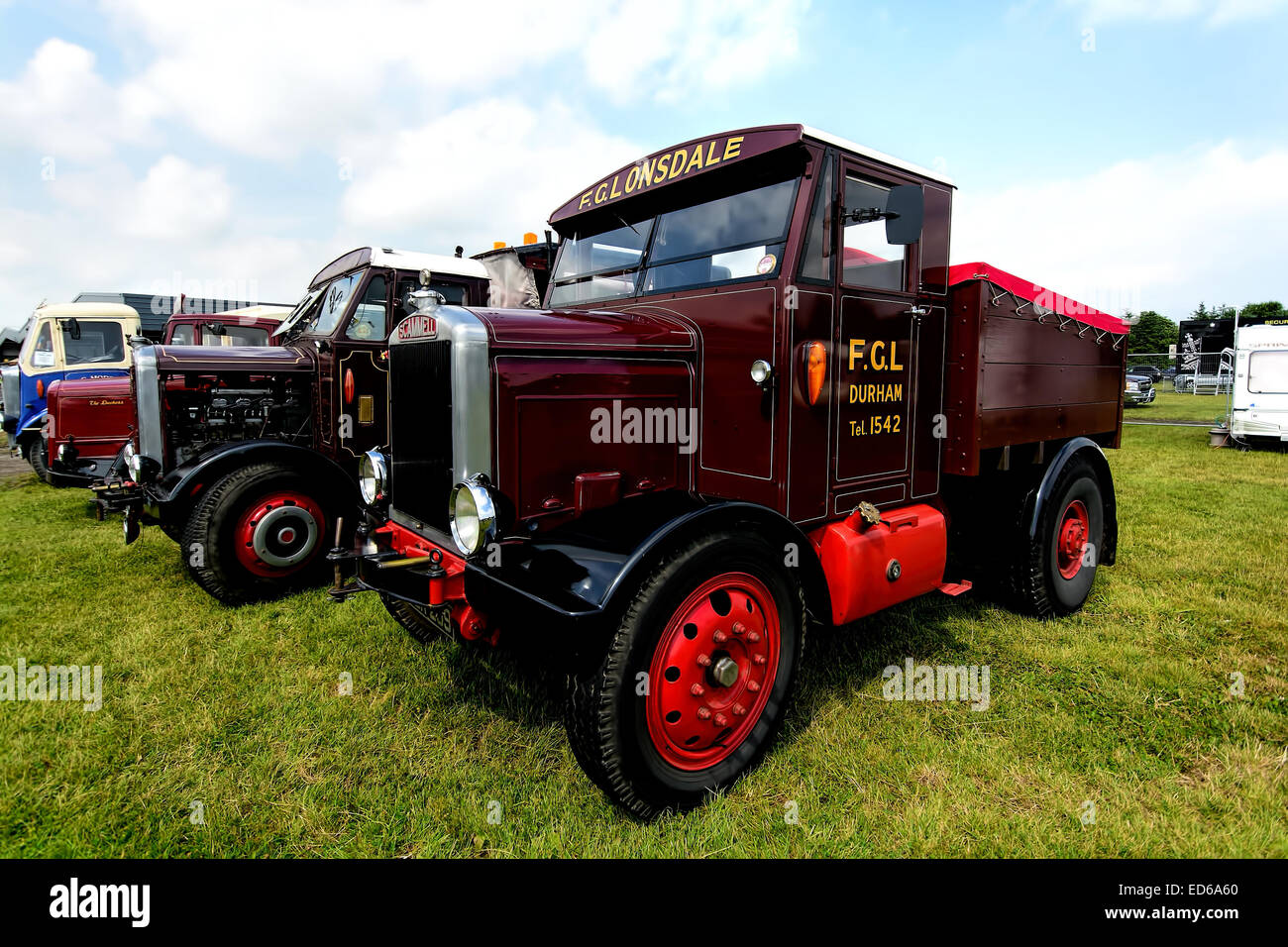 A Scammell Truck as seen at Pickering Steam Ralley, North Yorkshire ...