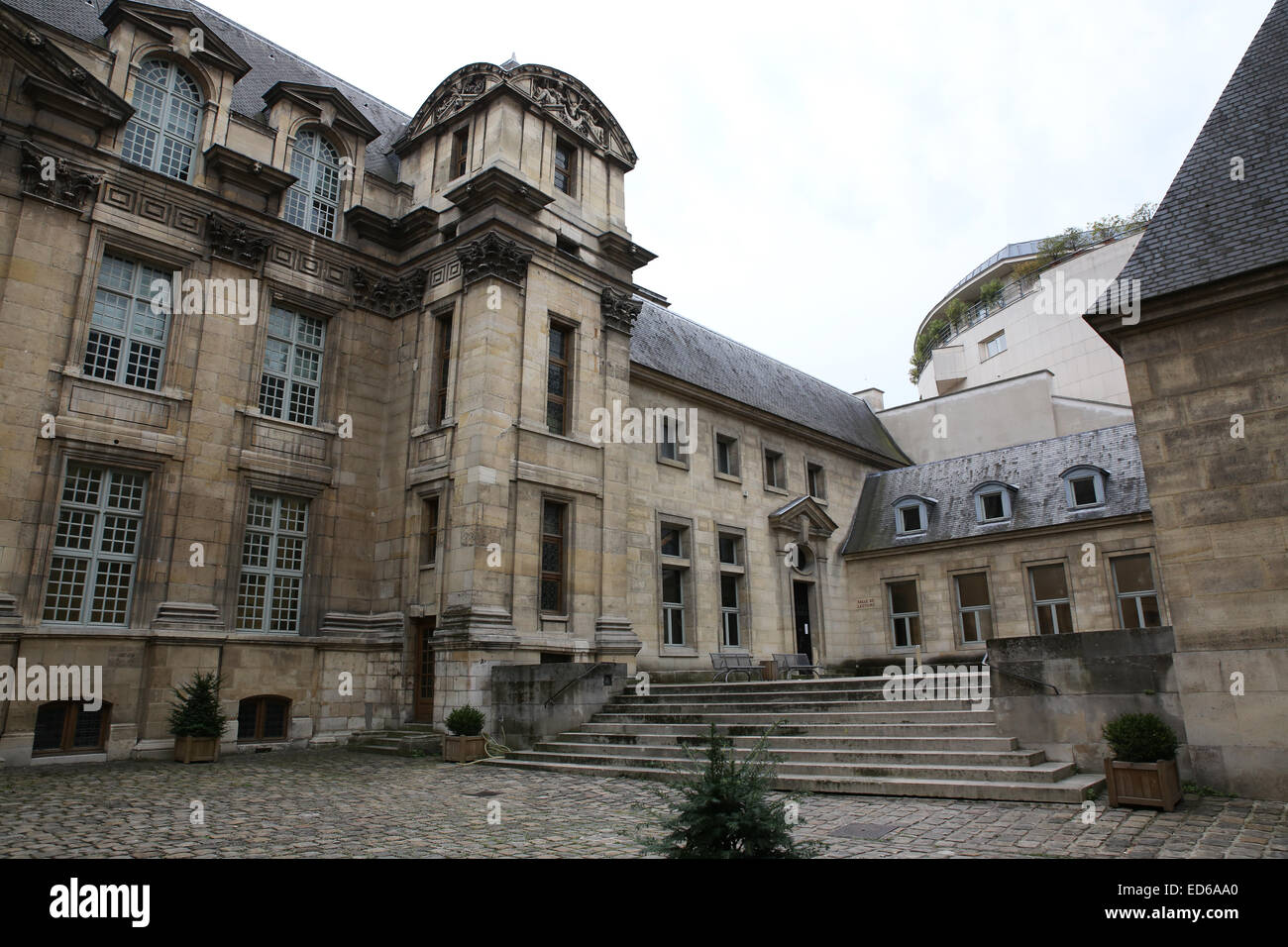 Paris public library BHVP Bibliothèque Historique de la Ville Stock ...