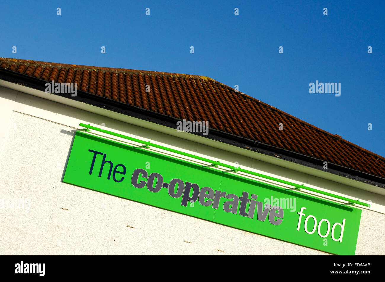The Co-operative Food store sign Stock Photo - Alamy