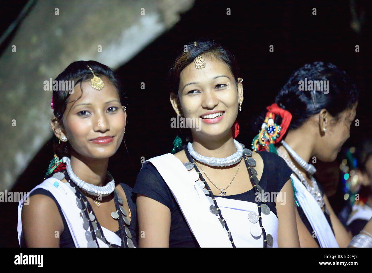 Tharu dance hi-res stock photography and images - Alamy