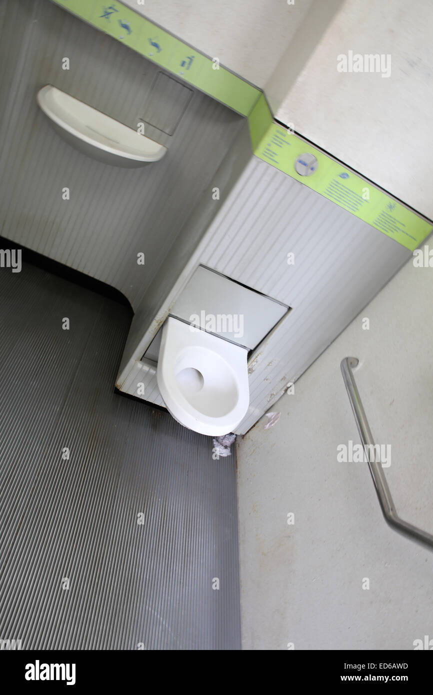 inside Paris public toilet restroom Stock Photo - Alamy