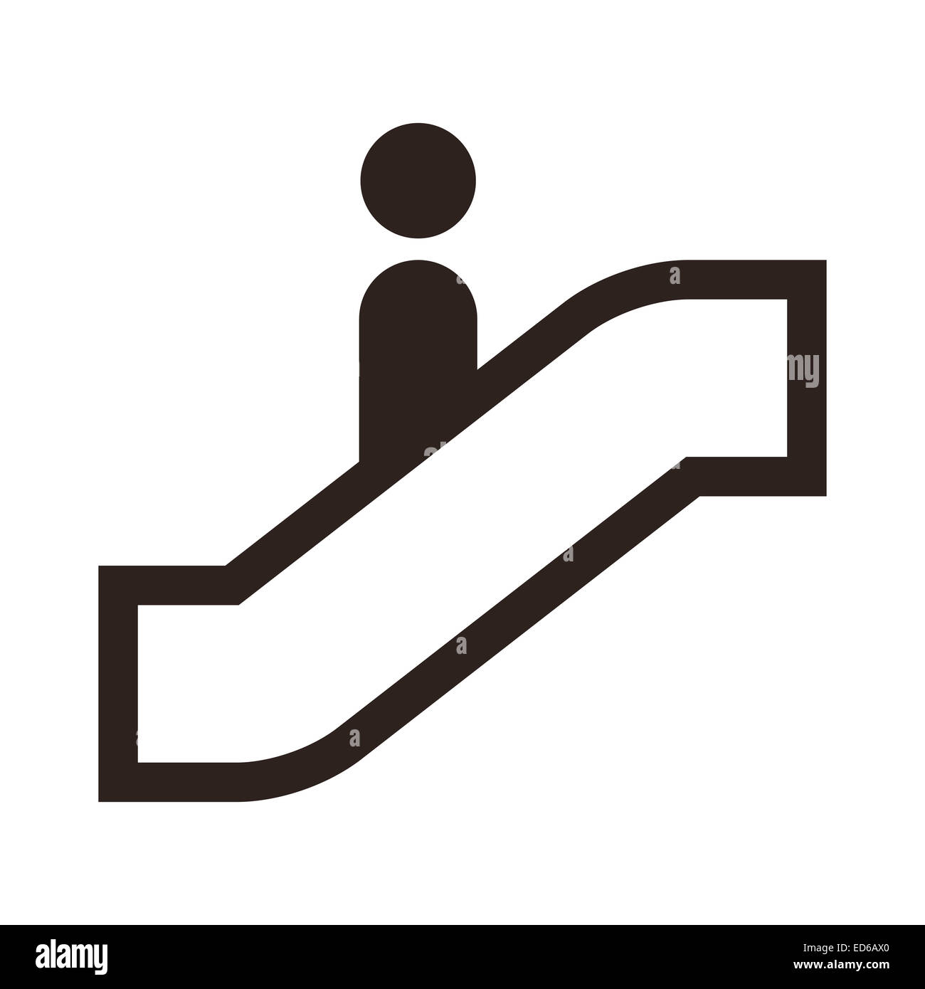 Traffic escalator Cut Out Stock Images & Pictures - Alamy