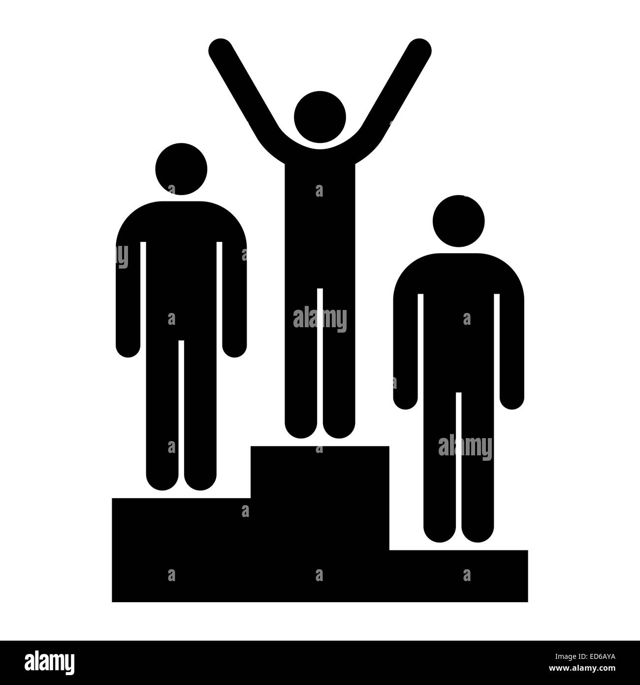 Winners podium pedestal isolated hi-res stock photography and images ...