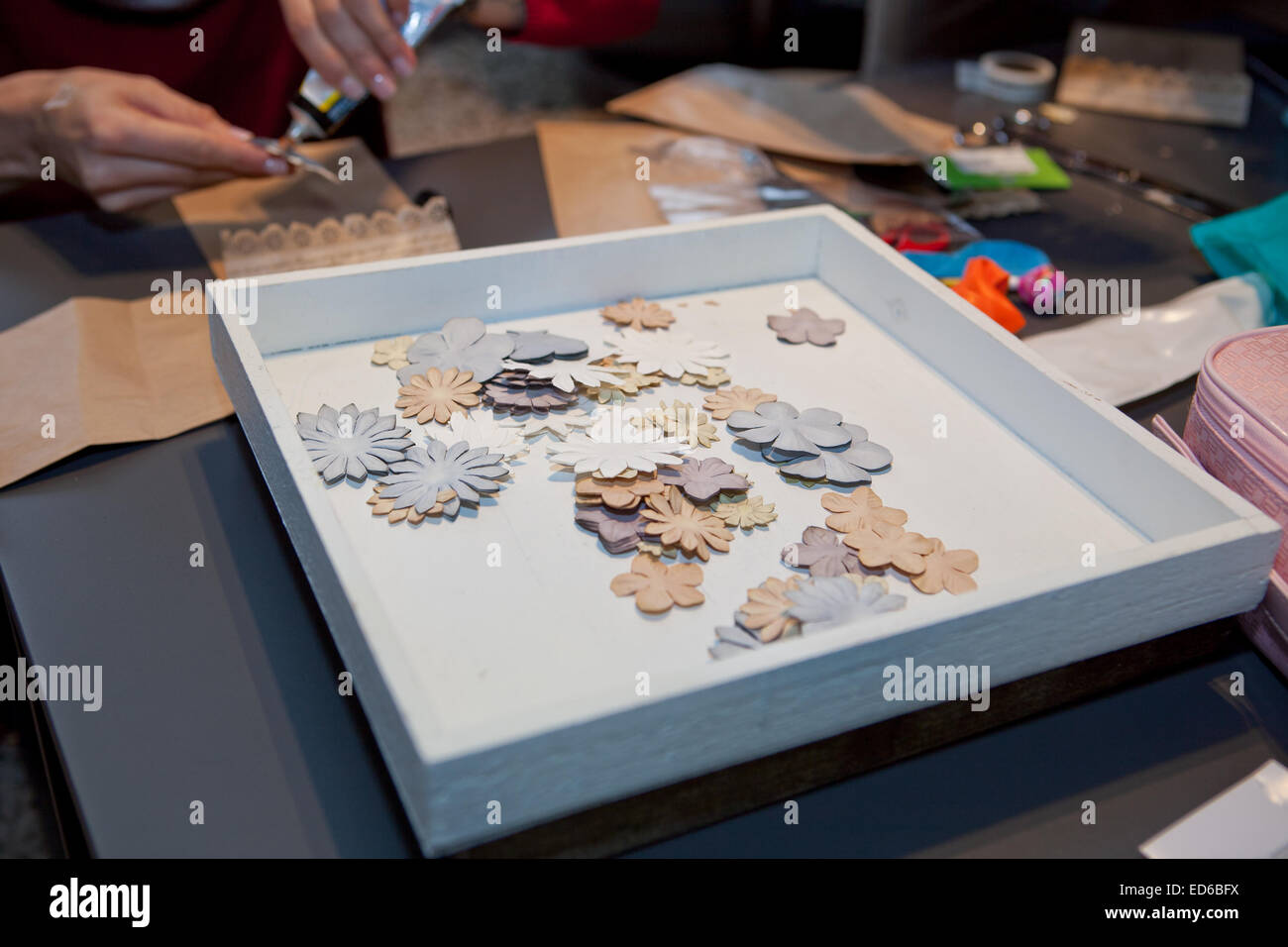 Womans working hands hi-res stock photography and images - Alamy