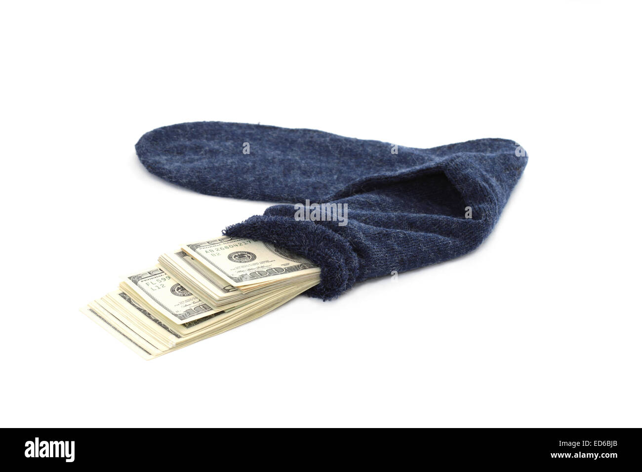 Money in sock hi-res stock photography and images - Alamy
