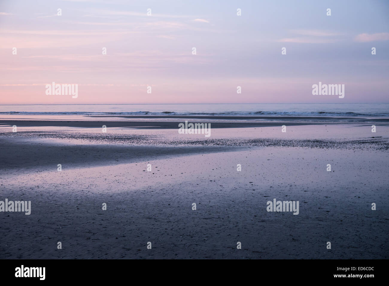 beach in evening (norderney Stock Photo - Alamy