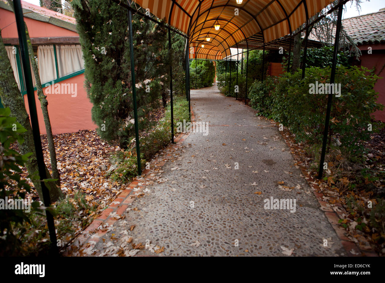 Covered pathway hi-res stock photography and images - Alamy