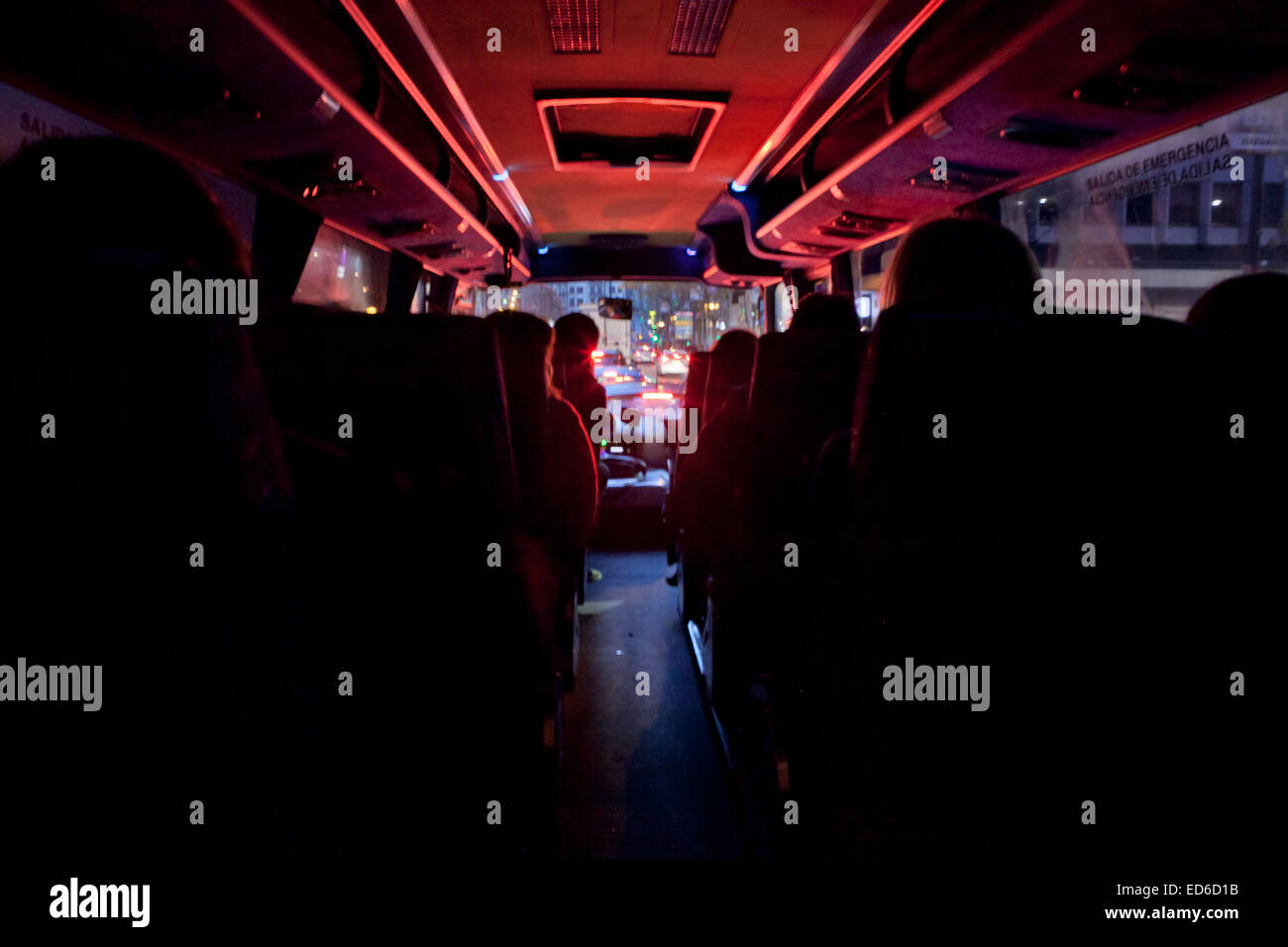 Inside city bus hi-res stock photography and images - Alamy