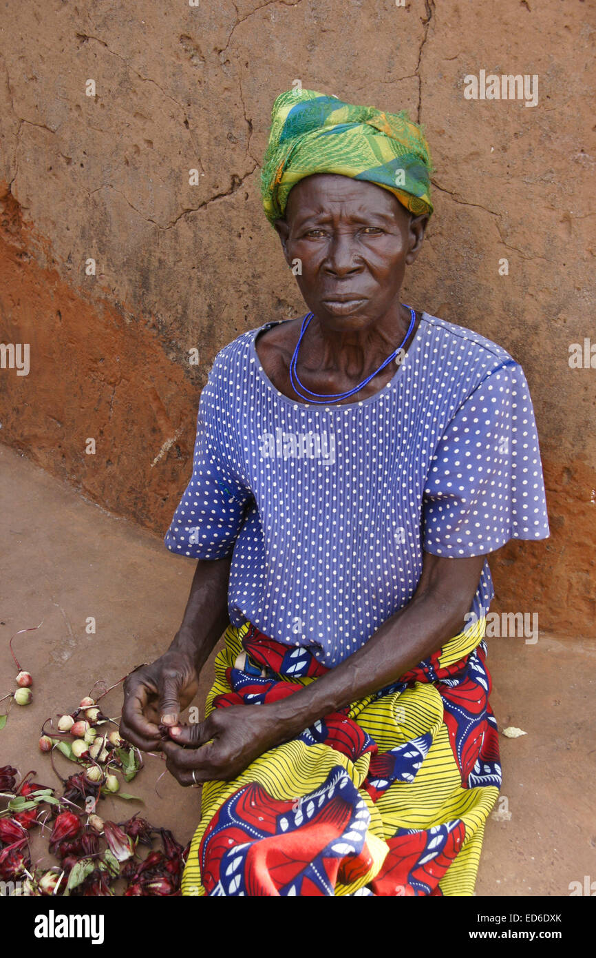 Black Old Elderly Lady