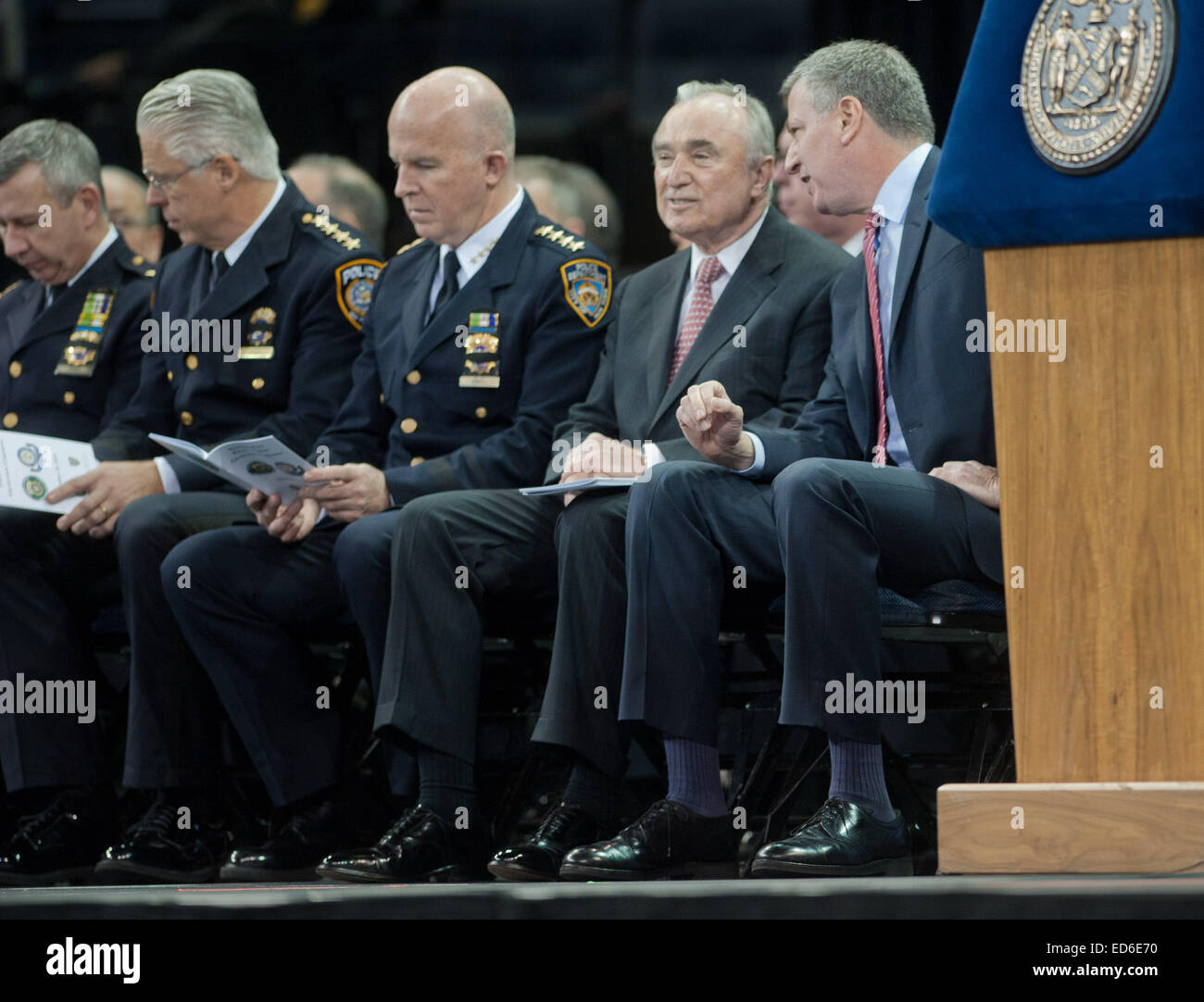 Manhattan, New York, USA. 29th Dec, 2014. Police Commissioner WILLIAM ...