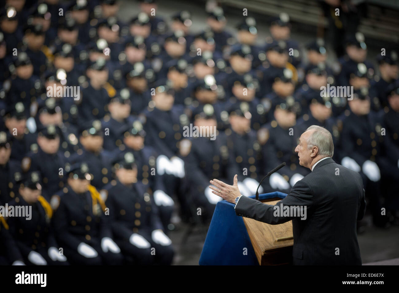 Manhattan, New York, USA. 29th Dec, 2014. Police Commissioner WILLIAM ...