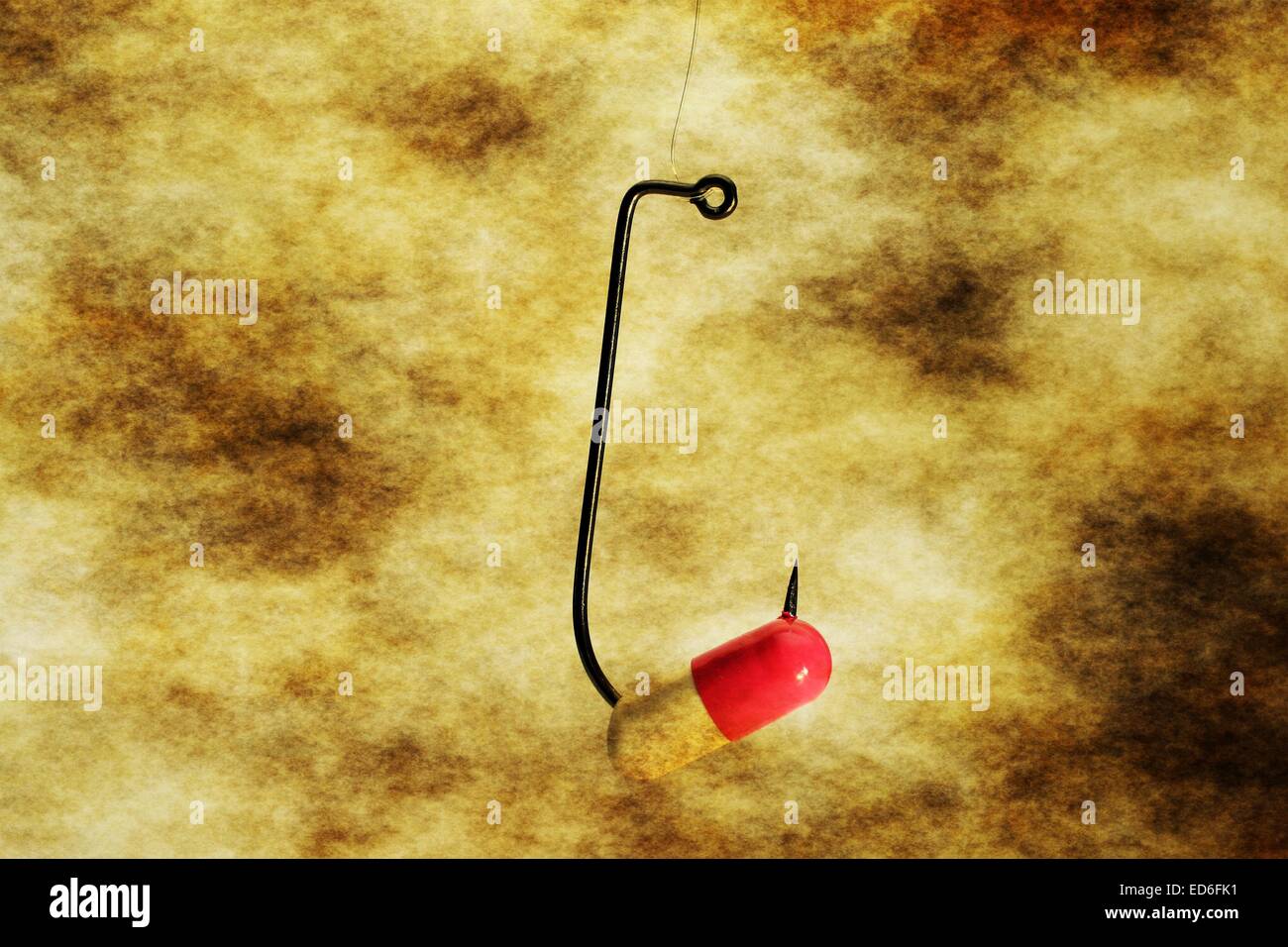 Hook with pill hi-res stock photography and images - Alamy