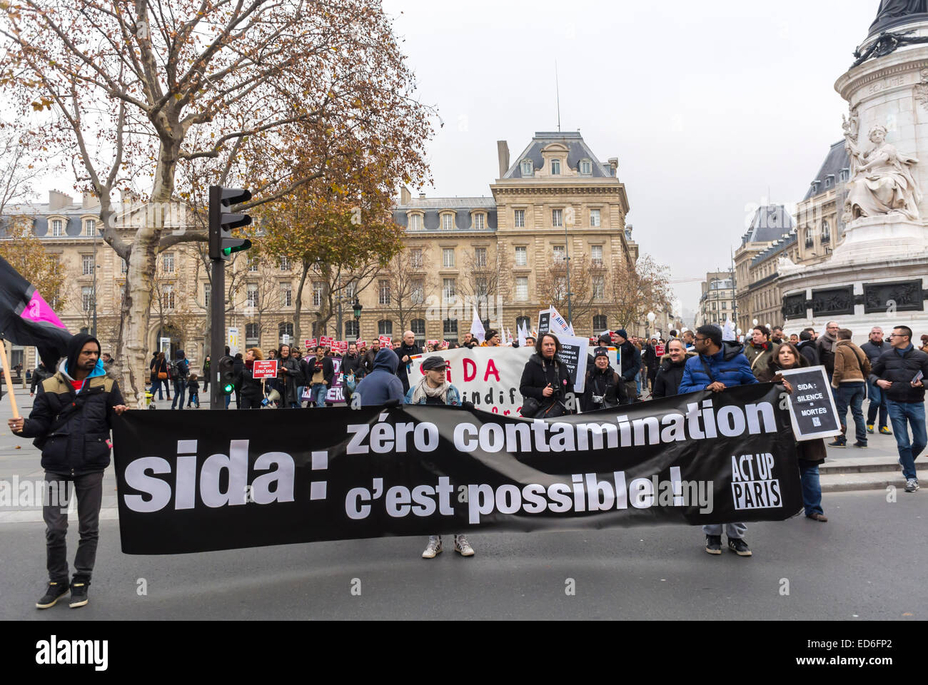 Act up aids protest hi-res stock photography and images - Alamy