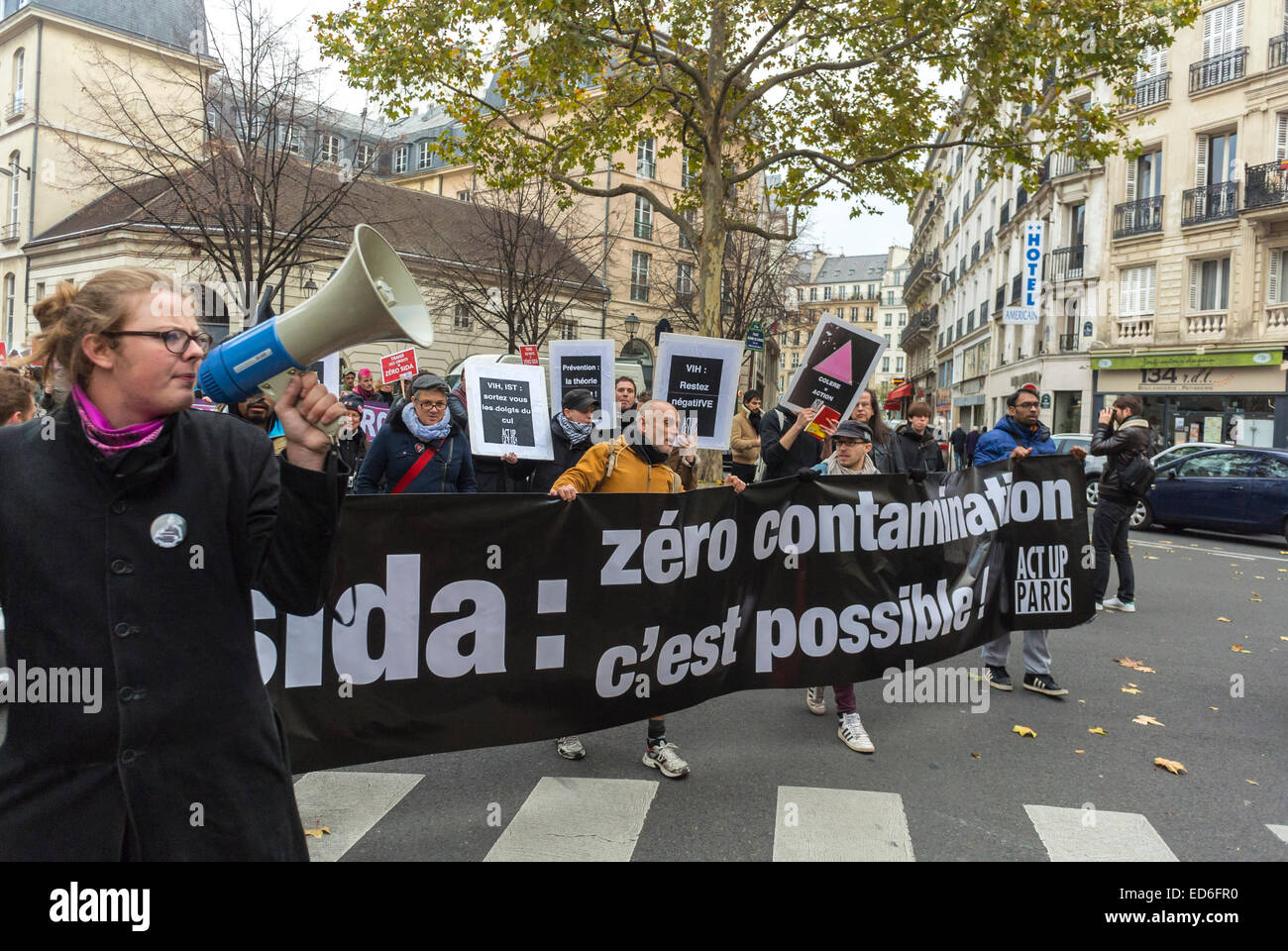 Hiv aids demonstration hi-res stock photography and images - Alamy