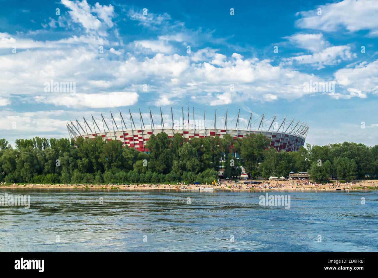 Polish National Stadium - Warsaw, Poland Stock Photo - Alamy