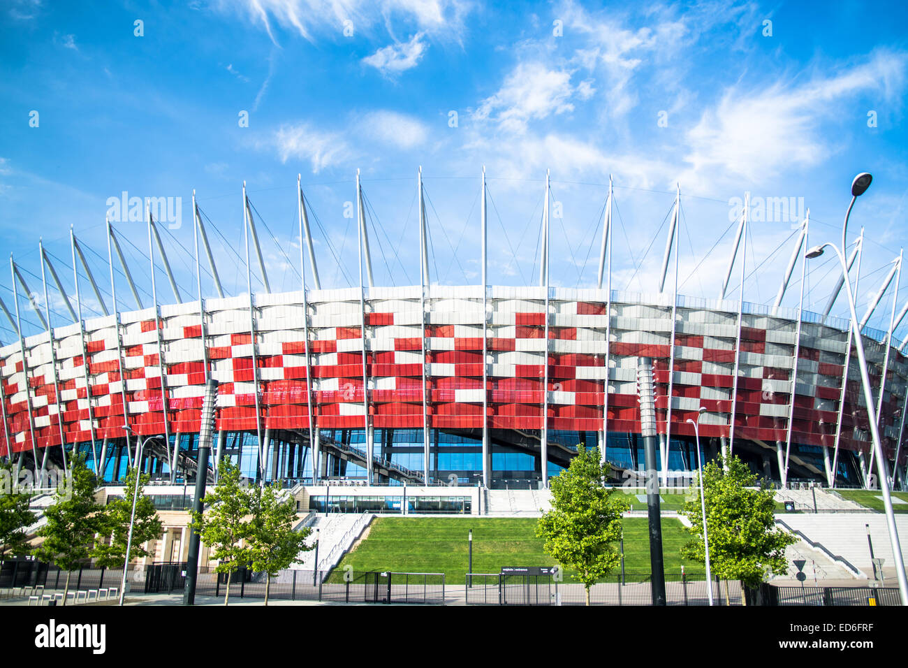 Polish National Stadium - Warsaw, Poland Stock Photo - Alamy