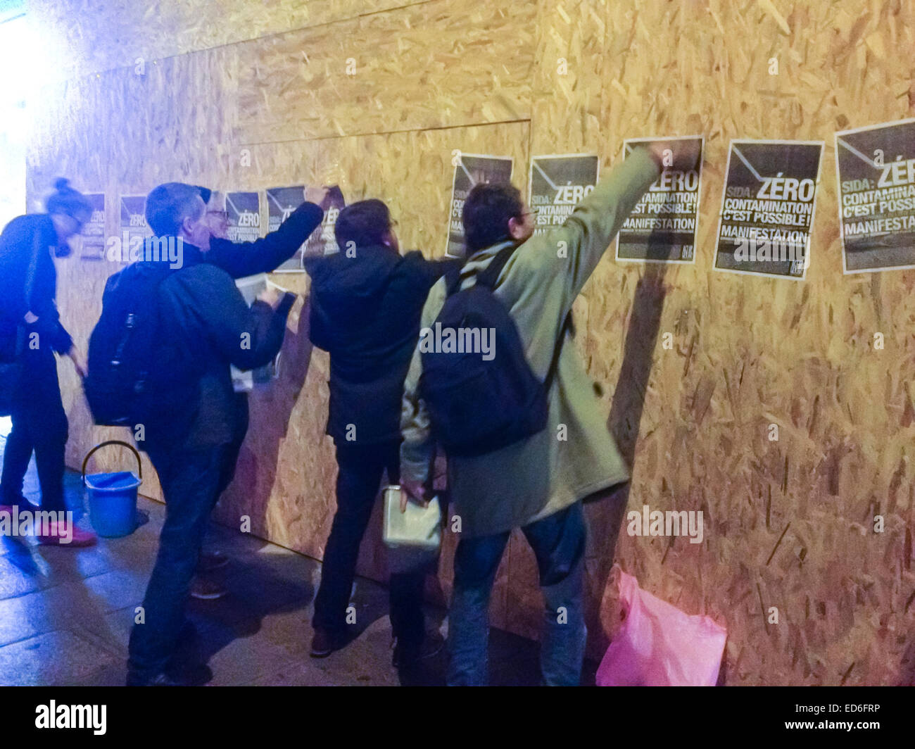 Paris, France, Group Act Up-Paris AIDS Activists, "December 1","World ...