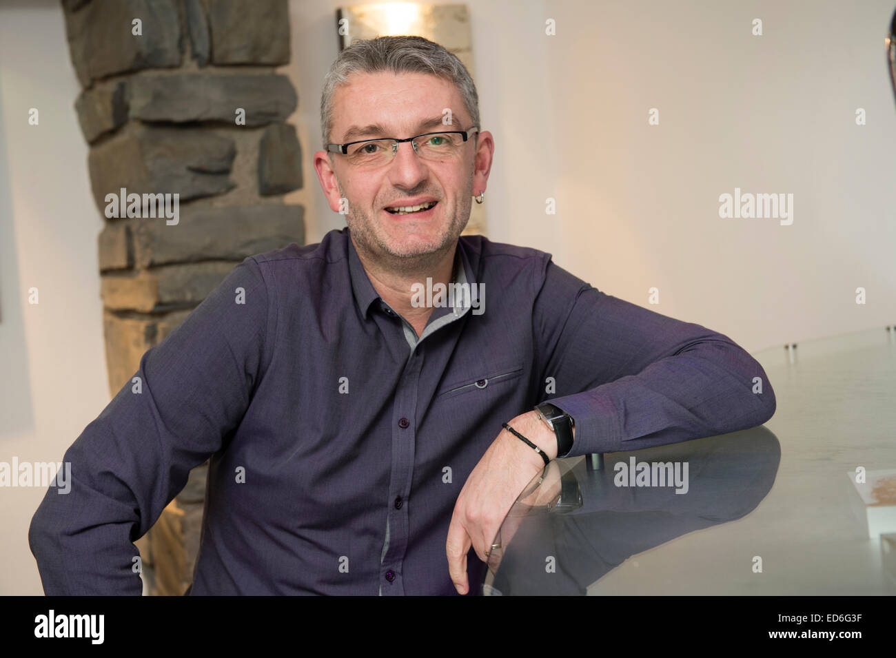 Huw Roberts, co-owner of Gwesty Cymru 5 star luxury hotel, Aberystwyth ...