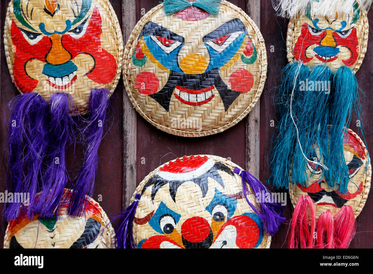 Traditional Vietnamese masks for sale, Temple of Literature, Hanoi ...