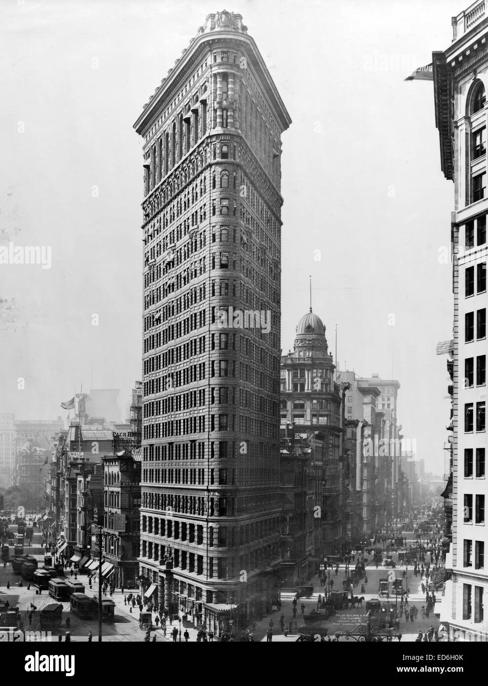 Fuller Building (The Flatiron) c1910 Stock Photo - Alamy