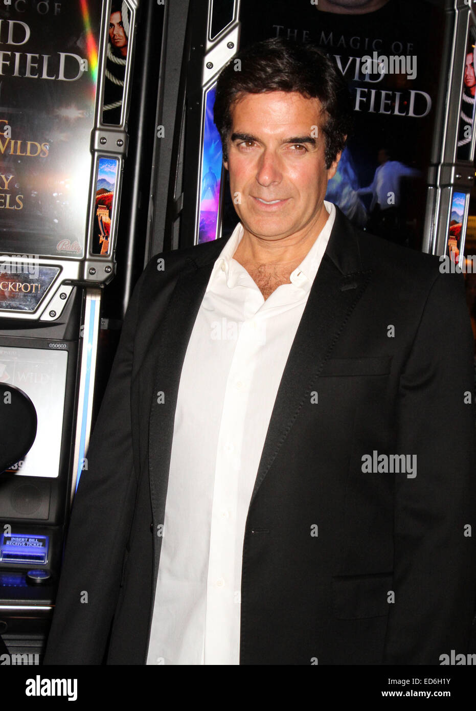King of magic, David Copperfield, unveils his signature slot machine ...