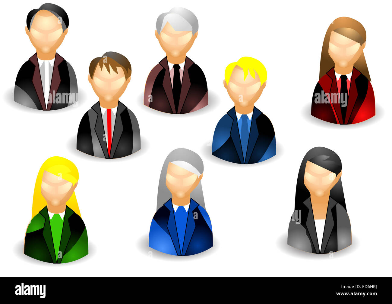 People icons vector hi-res stock photography and images - Alamy