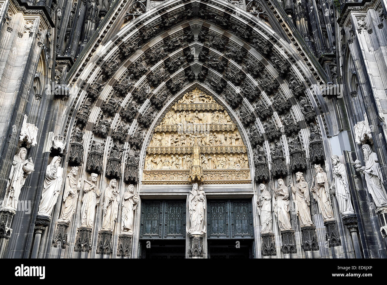 Close Up of Cologne, Germany, Cathedral Stock Photo - Alamy