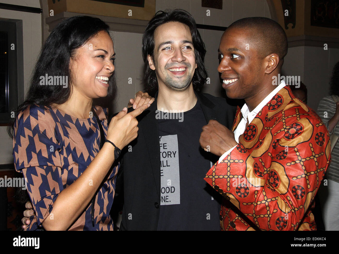 Tick, Tick, Boom Opening Night Party at New York City Center. Featuring: Karen Olivo,Lin-Manuel ...