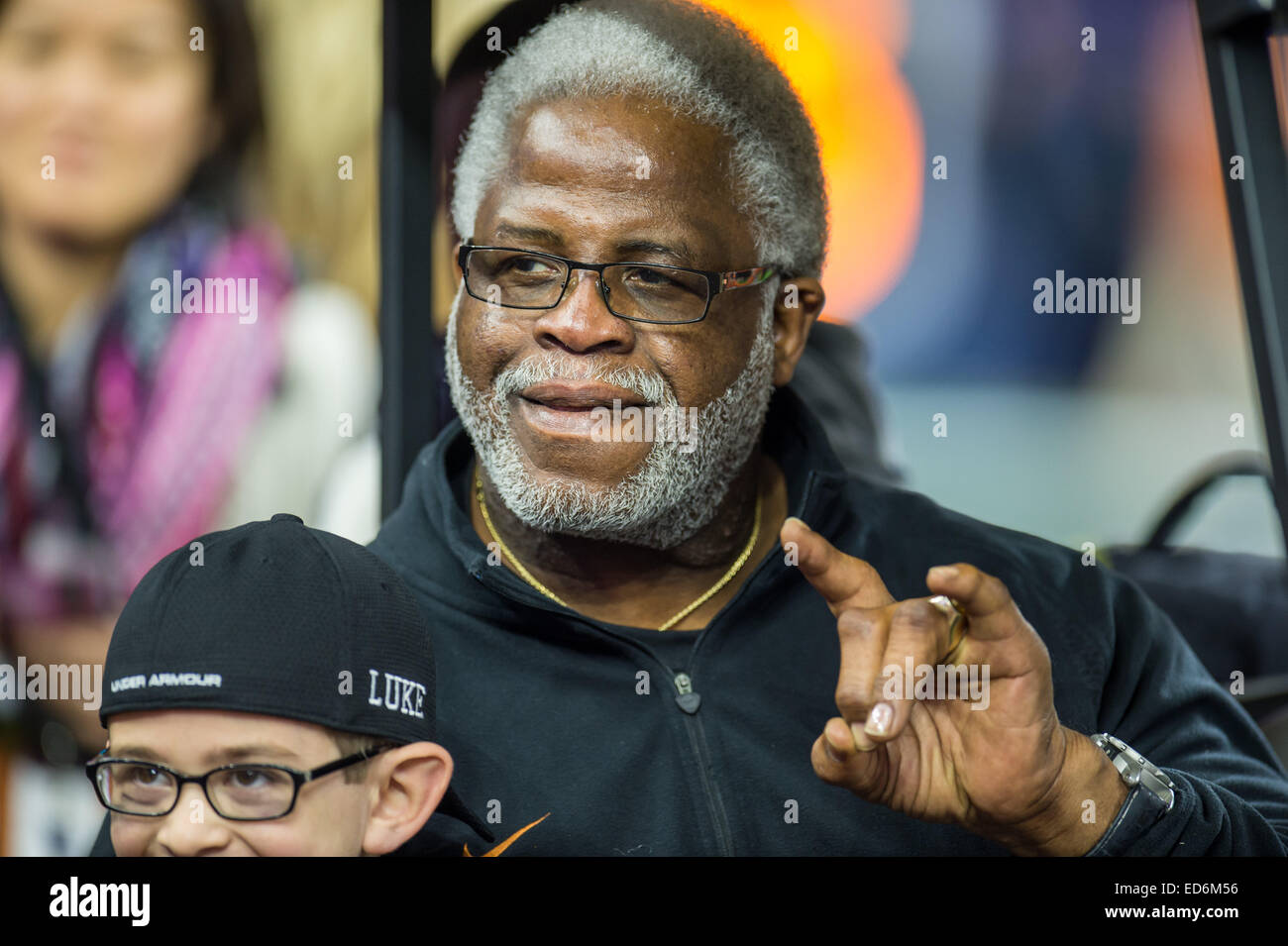 Houston, Texas, USA. 29th Dec, 2014. Football Hall of Famer Earl ...
