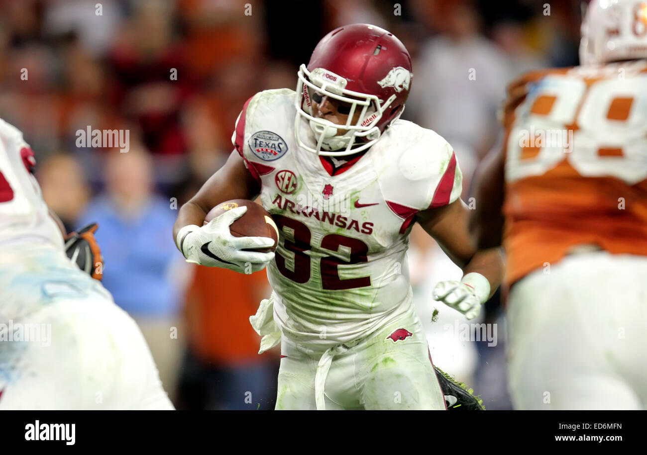 Houston, TX, USA. 29th Dec, 2014. Arkansas Razorbacks running back ...