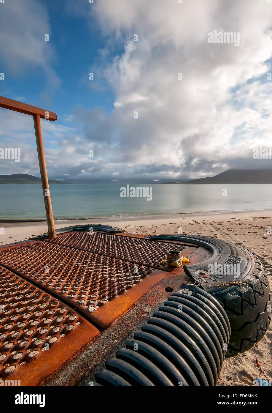 Horgabost on the Isle of Harris in the Outer Hebrides, Scotland Stock ...