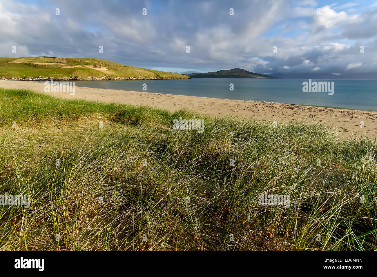 Horgabost on the Isle of Harris in the Outer Hebrides, Scotland Stock ...