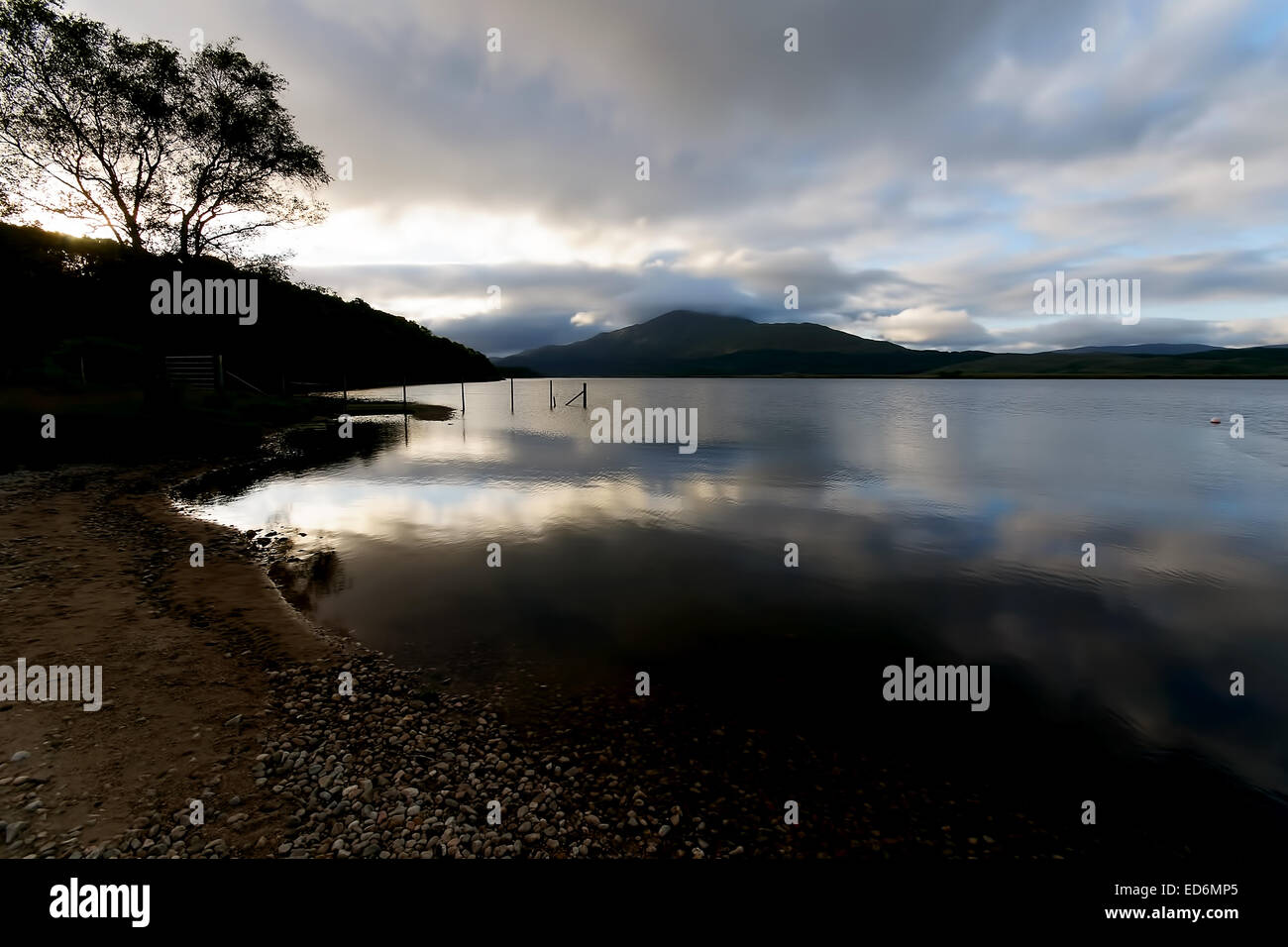 Loch Shiel at Langal in the Highlands of Scotland Stock Photo - Alamy