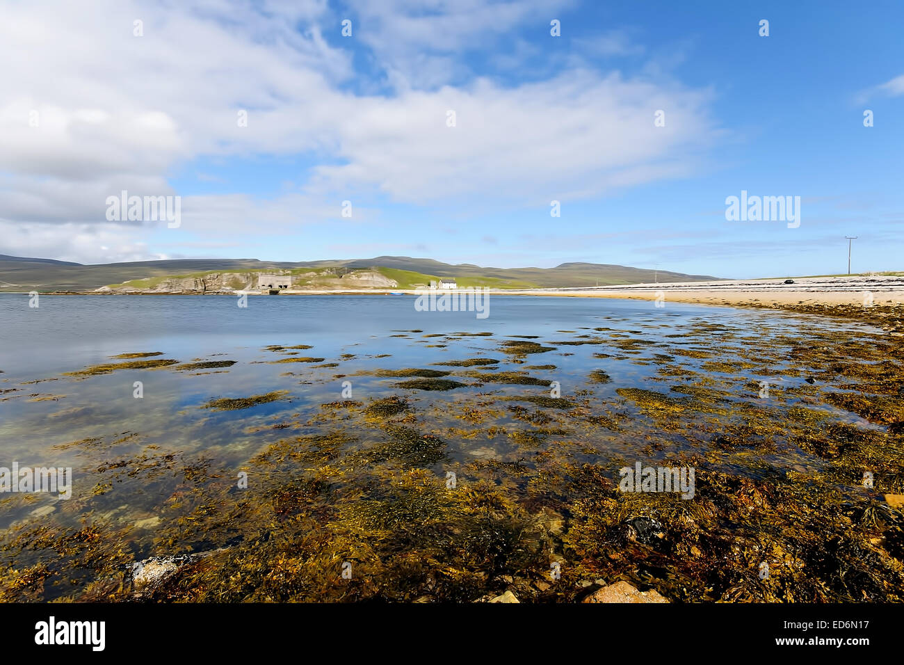 Loch Eriboll in Northern Scotland some 15 miles from Durness Stock ...