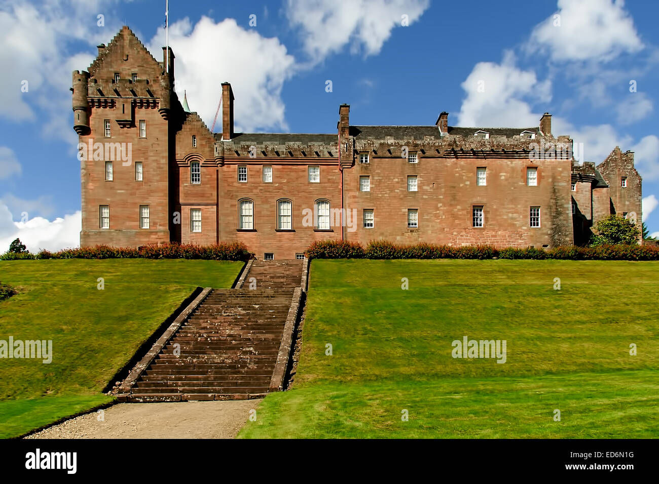 Brodick Castle on the Isle of Arran, Scotland Stock Photo - Alamy