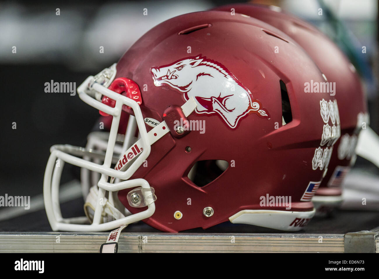 Houston, Texas, USA. 29th Dec, 2014. An Arkansas helmet during the 2nd ...
