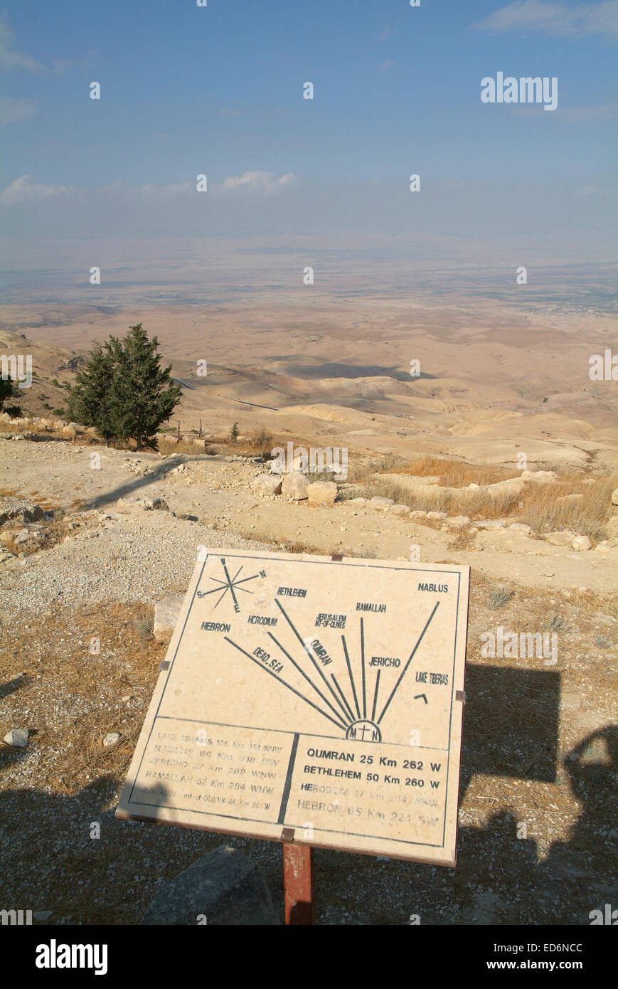 Memorial of Moses on mount Nebo. Jordan Stock Photo - Alamy