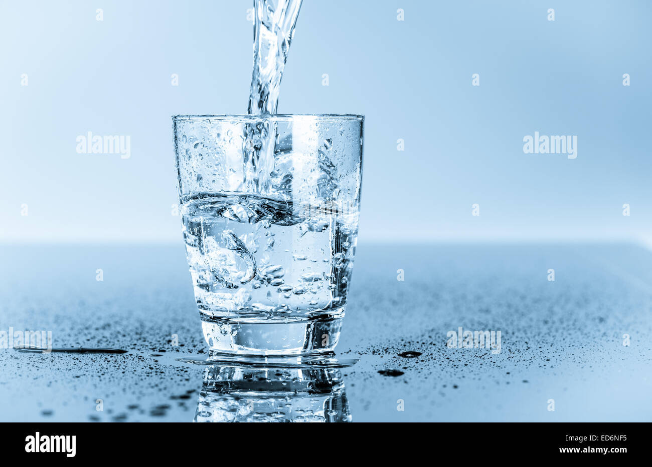 glass of clean drinking water Stock Photo - Alamy