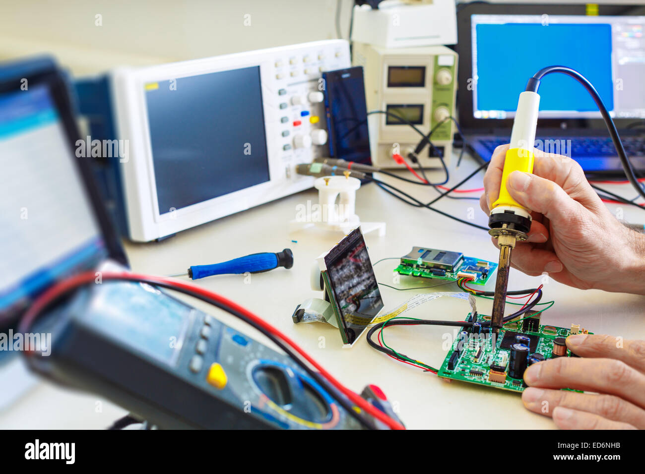 Microelectronics industry hi-res stock photography and images - Alamy