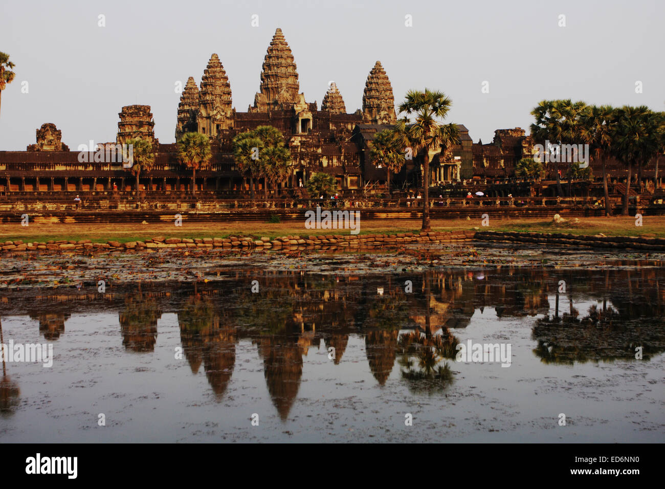 Angkor Wat at sunset Stock Photo - Alamy