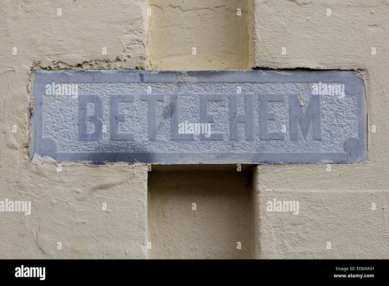 Outdoor information Sign "Betlehem Stock Photo - Alamy