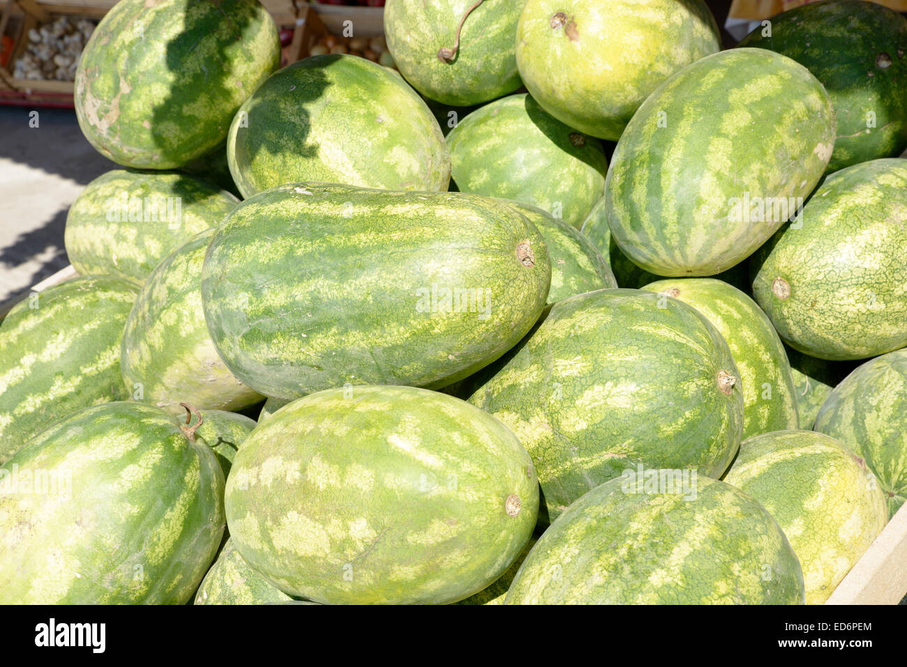Pile watermelons hi-res stock photography and images - Alamy