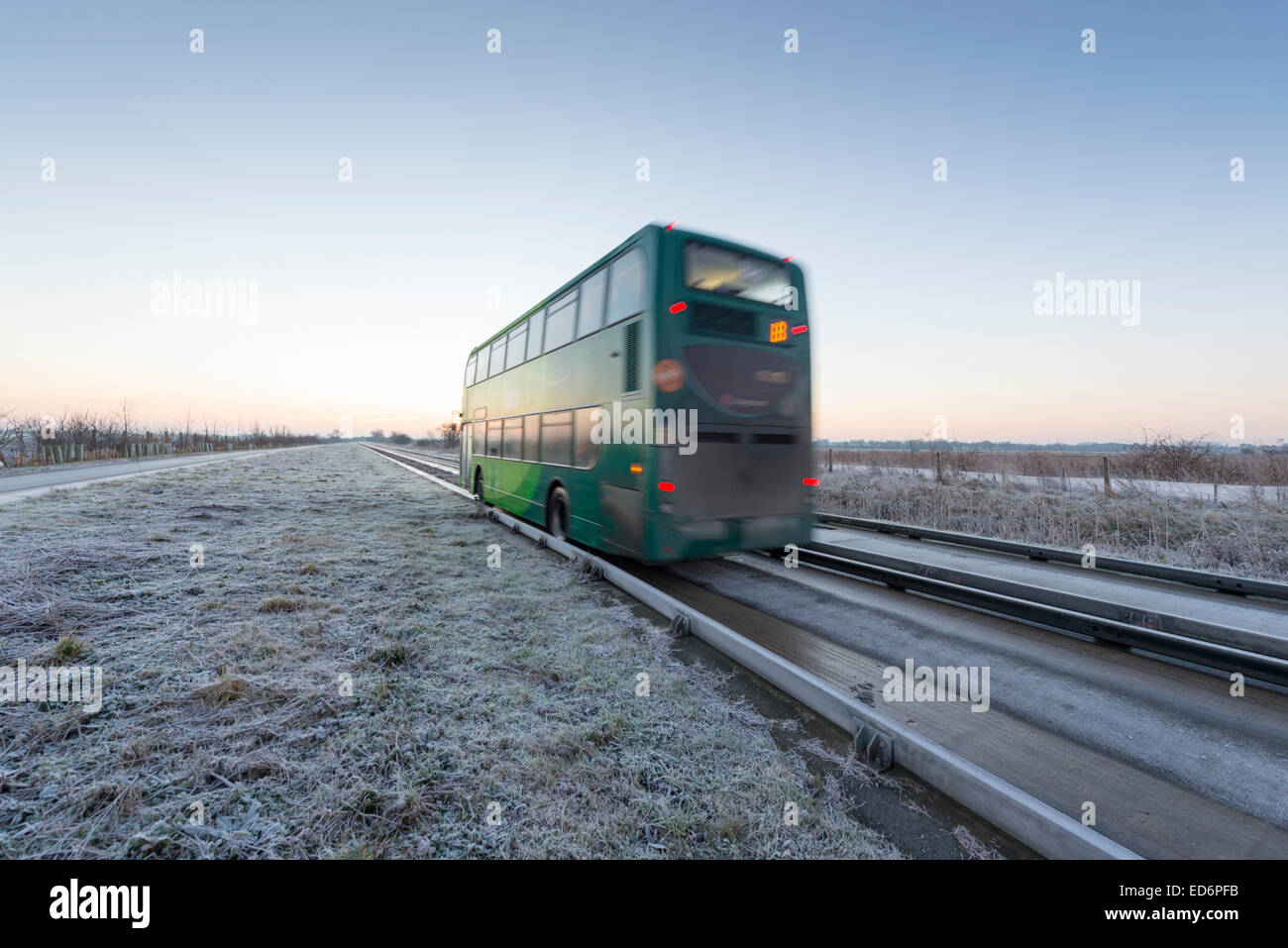 Busway cambridgeshire transportation hi-res stock photography and ...