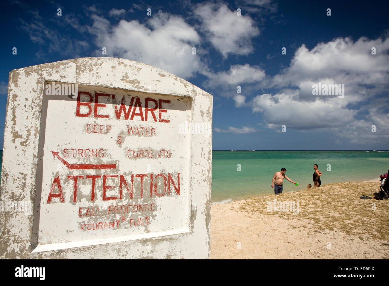 Warning of dangerous shallows hi-res stock photography and images - Alamy
