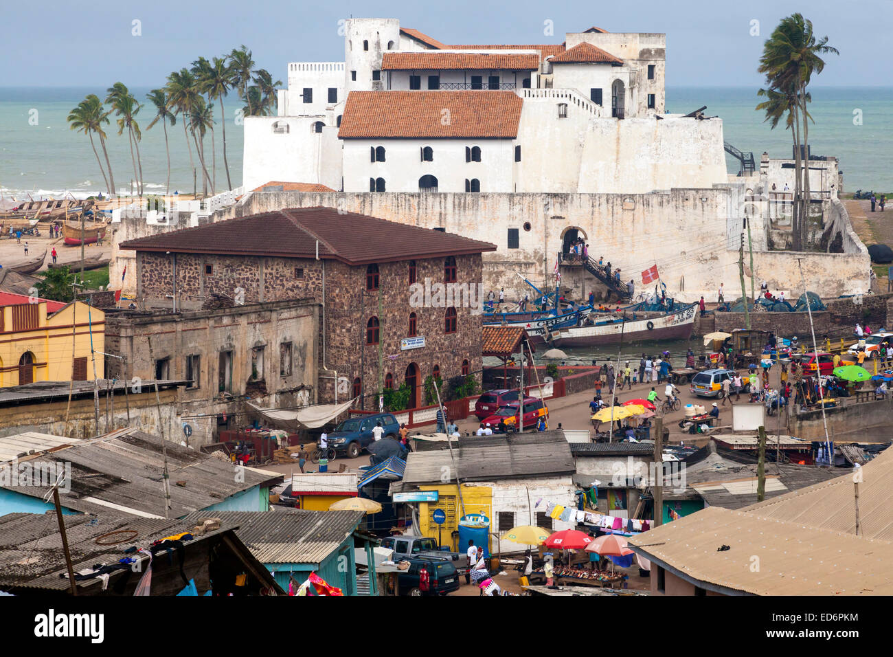 St. George's Castle, Elmina, Ghana, Africa Stock Photo - Alamy