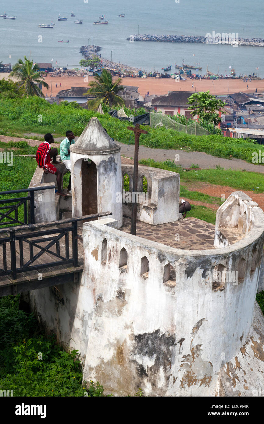 Fort St. Jago, Elmina, Ghana, Africa Stock Photo - Alamy