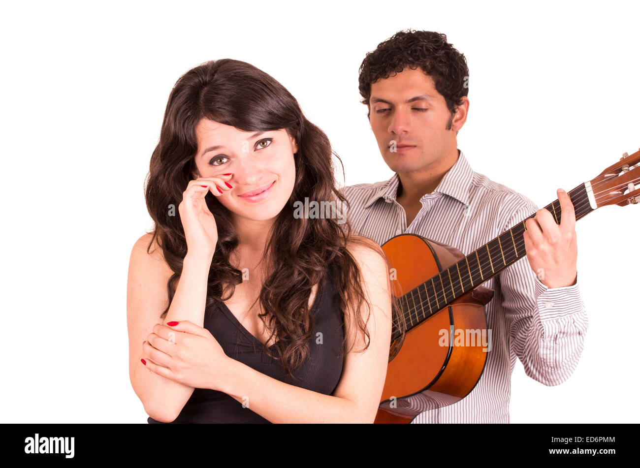 Serenading musician hi-res stock photography and images - Alamy