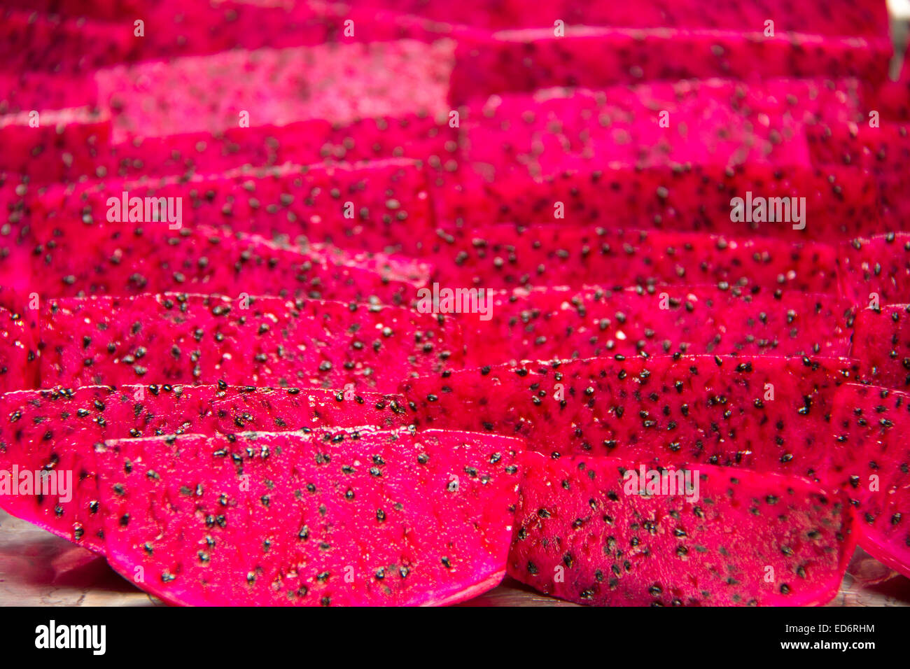 A Close-up of red dragon fruit Stock Photo - Alamy