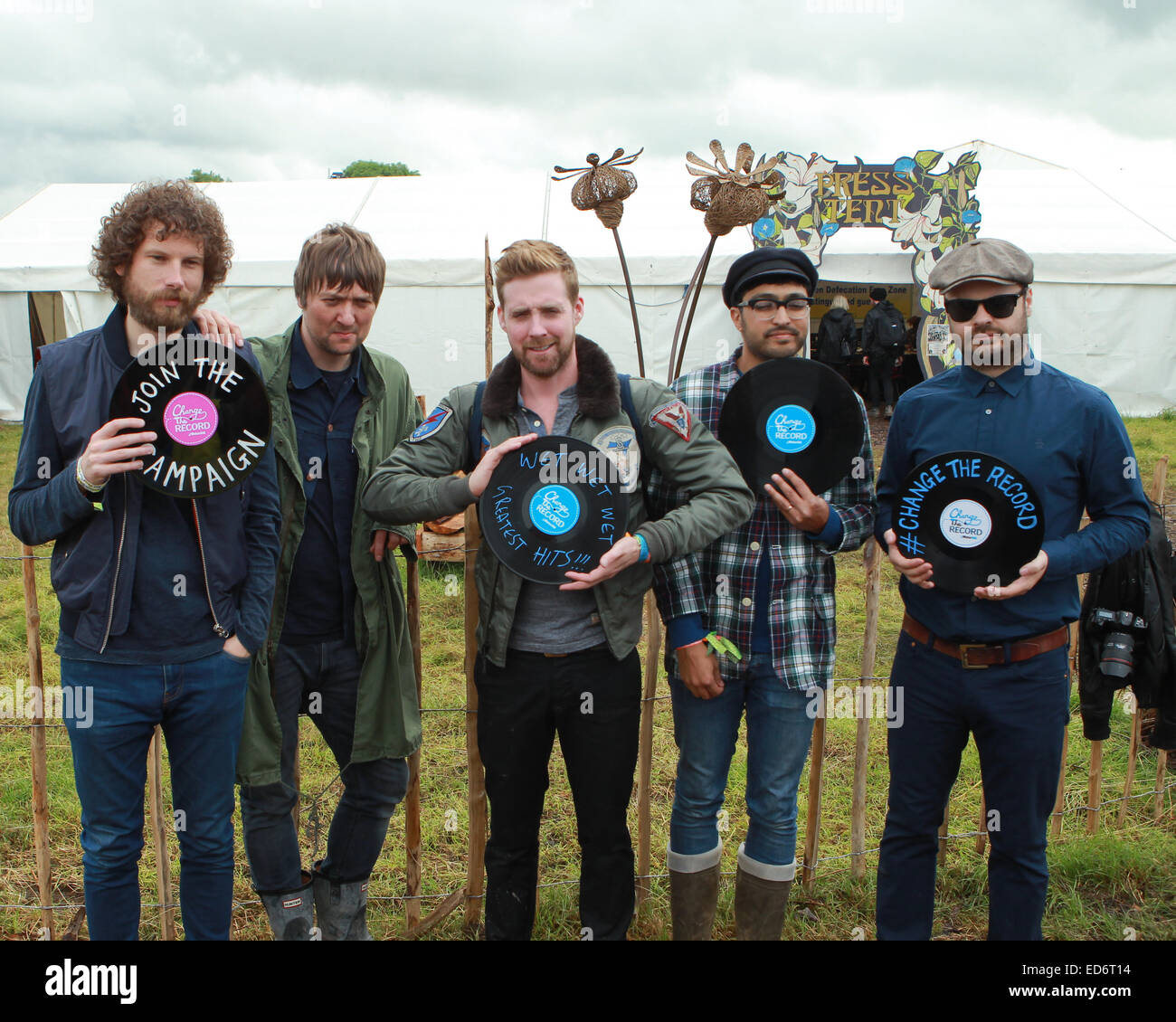 Glastonbury Festival 2014 - Celebrity sightings and atmosphere - Day 2 ...