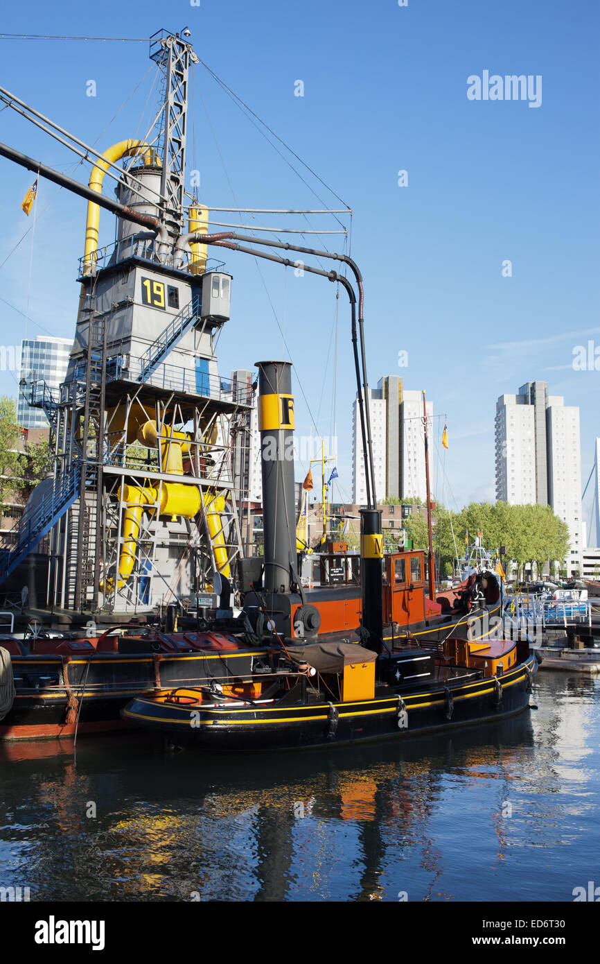 Rotterdam Maritime Museum Harbour, Leuvehaven, Rotterdam, Holland ...